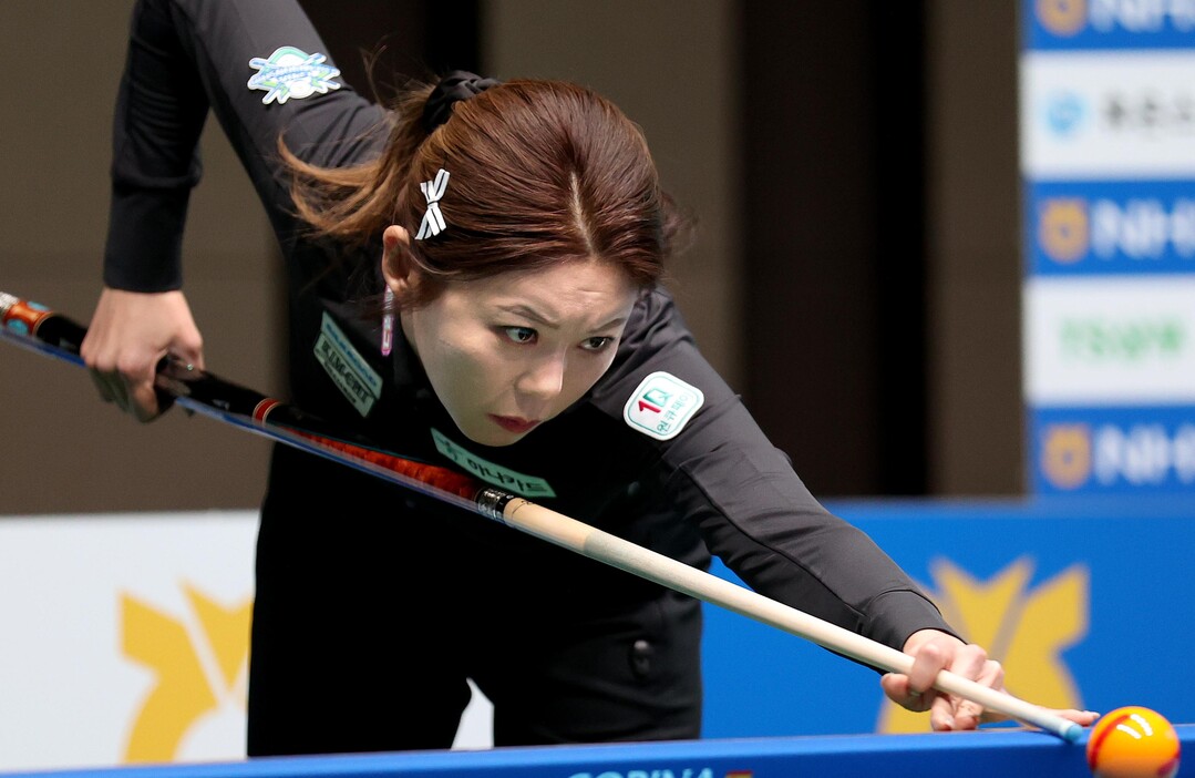 PBA-LPBA 웰컴저축은행 챔피언십 / ‘당구여제’ 김가영, 전체 1위로 32강 진출 ‘시즌 3승’ 향해 쾌조의 스타트